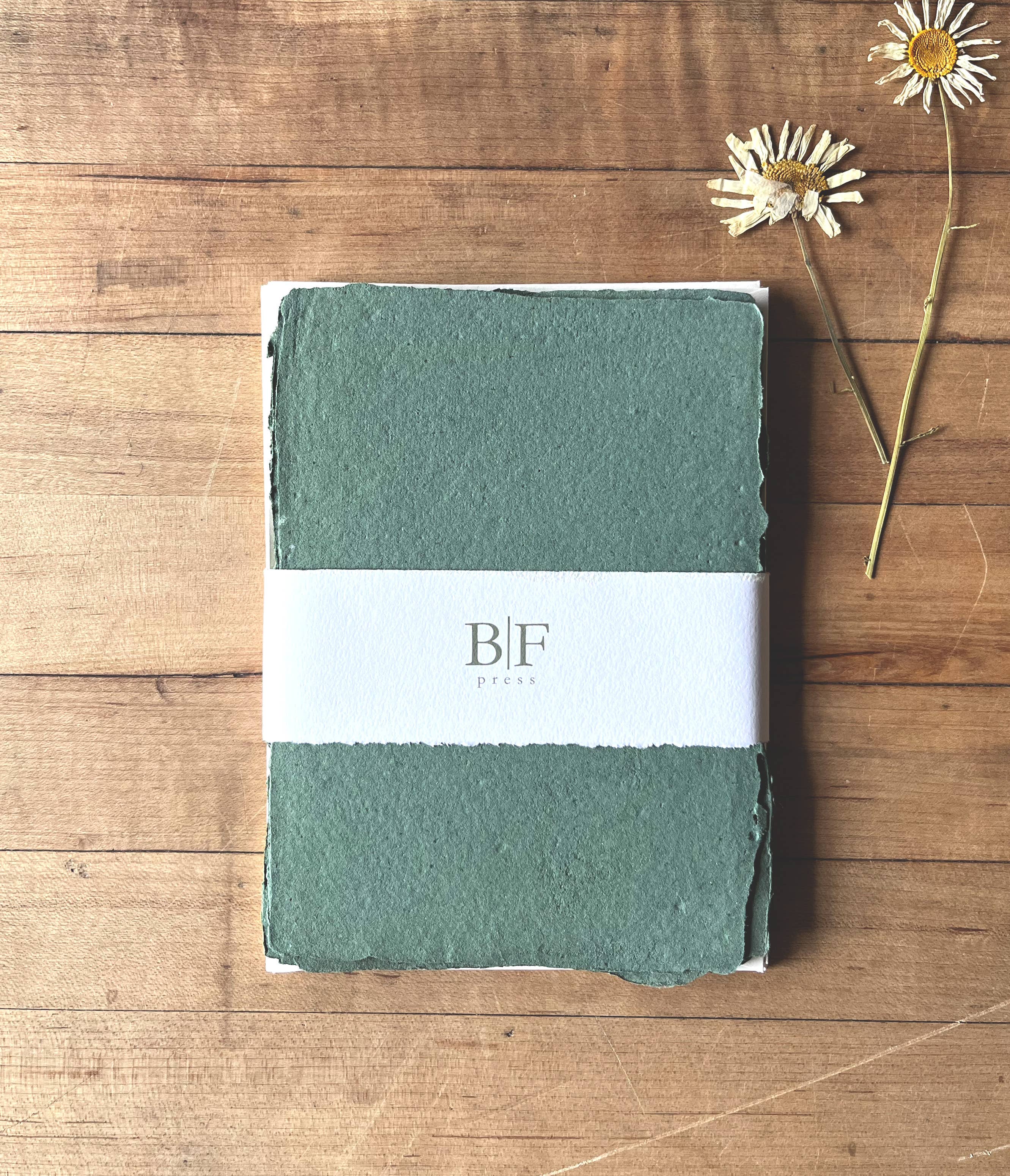 Bat Flower Press - Ivy gold handmade paper set with envelopes – Good ...