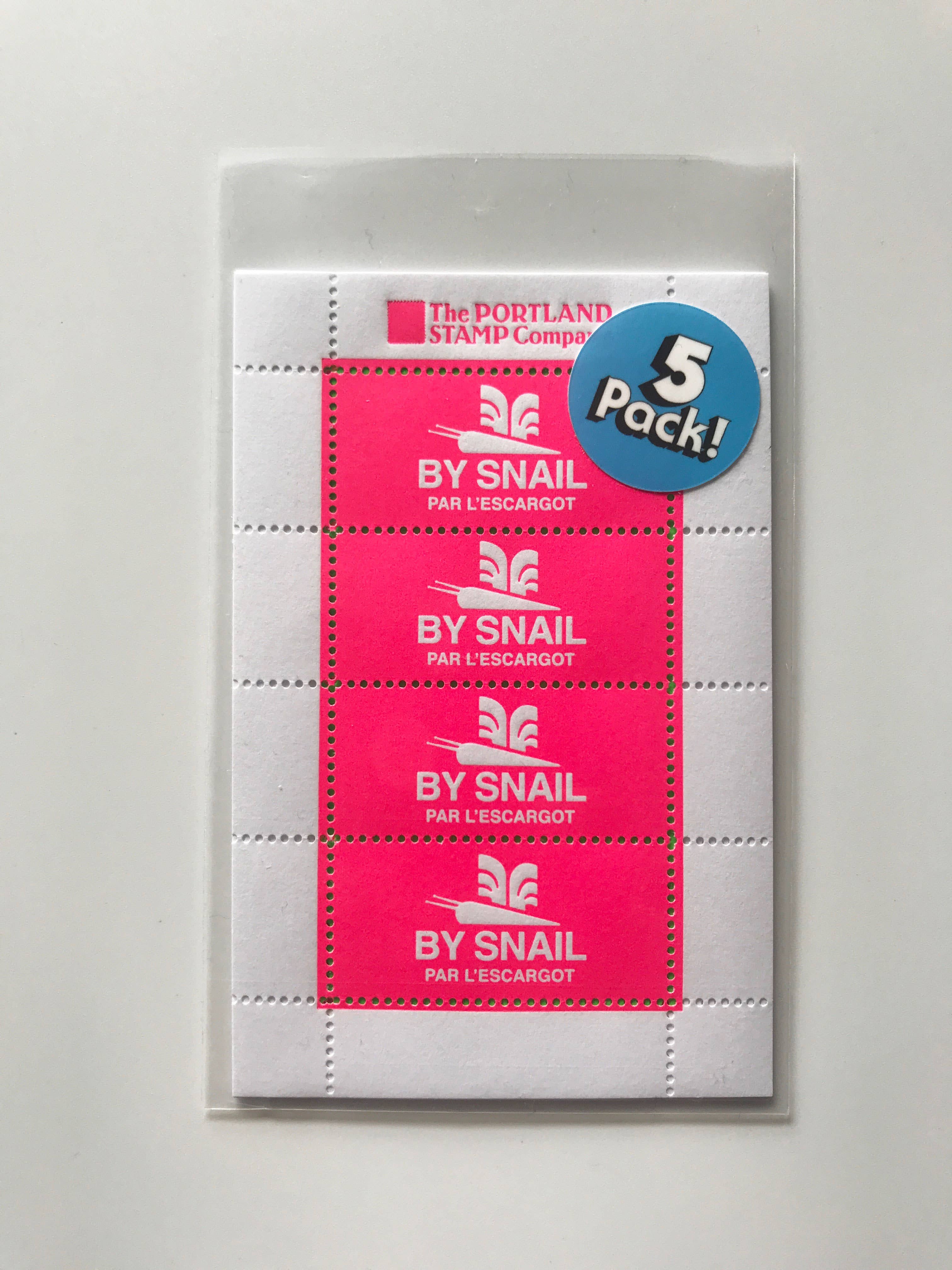 The Portland Stamp Company - By Snail - Escarglo - Lick & Stick Stamps ...