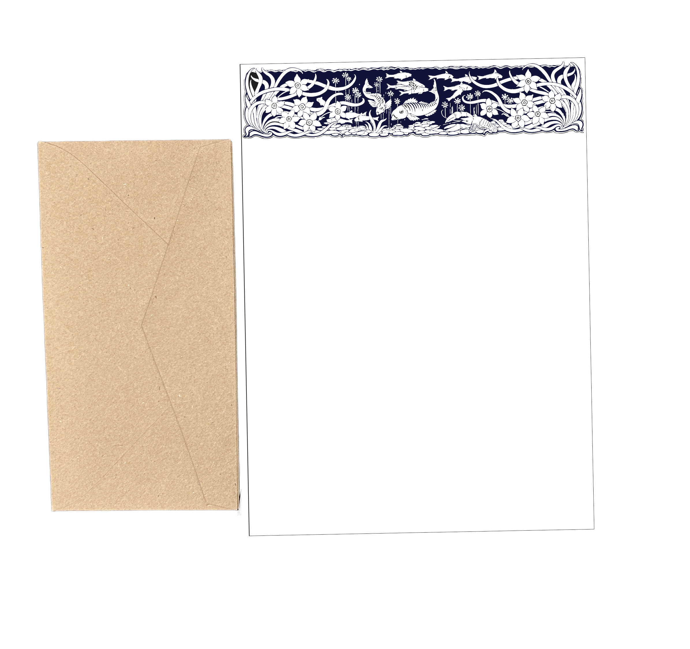 Igloo Letterpress - Koi Letter Writing Set – Good Postage