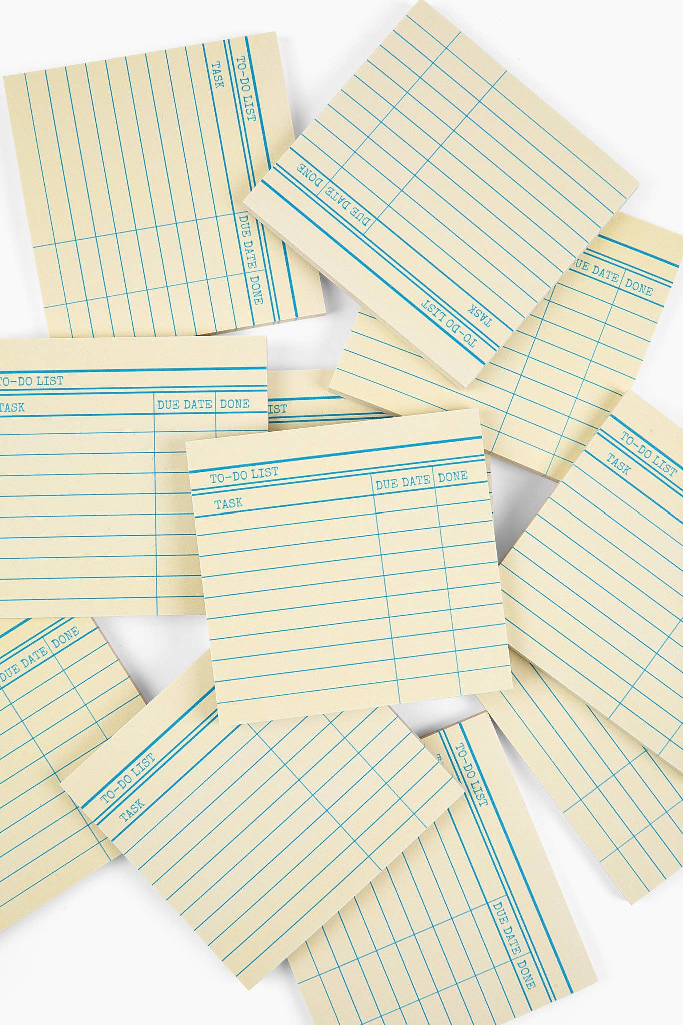 Marigold Press - Library Card Sticky Notes - Yellow – Good Postage