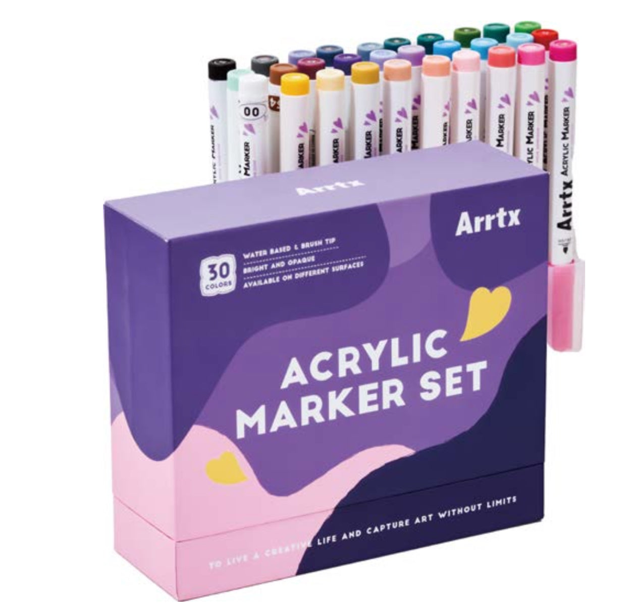 Arrtx Acrylic Marker - 30 Color Set - Classic Colors (30B) – Good Postage