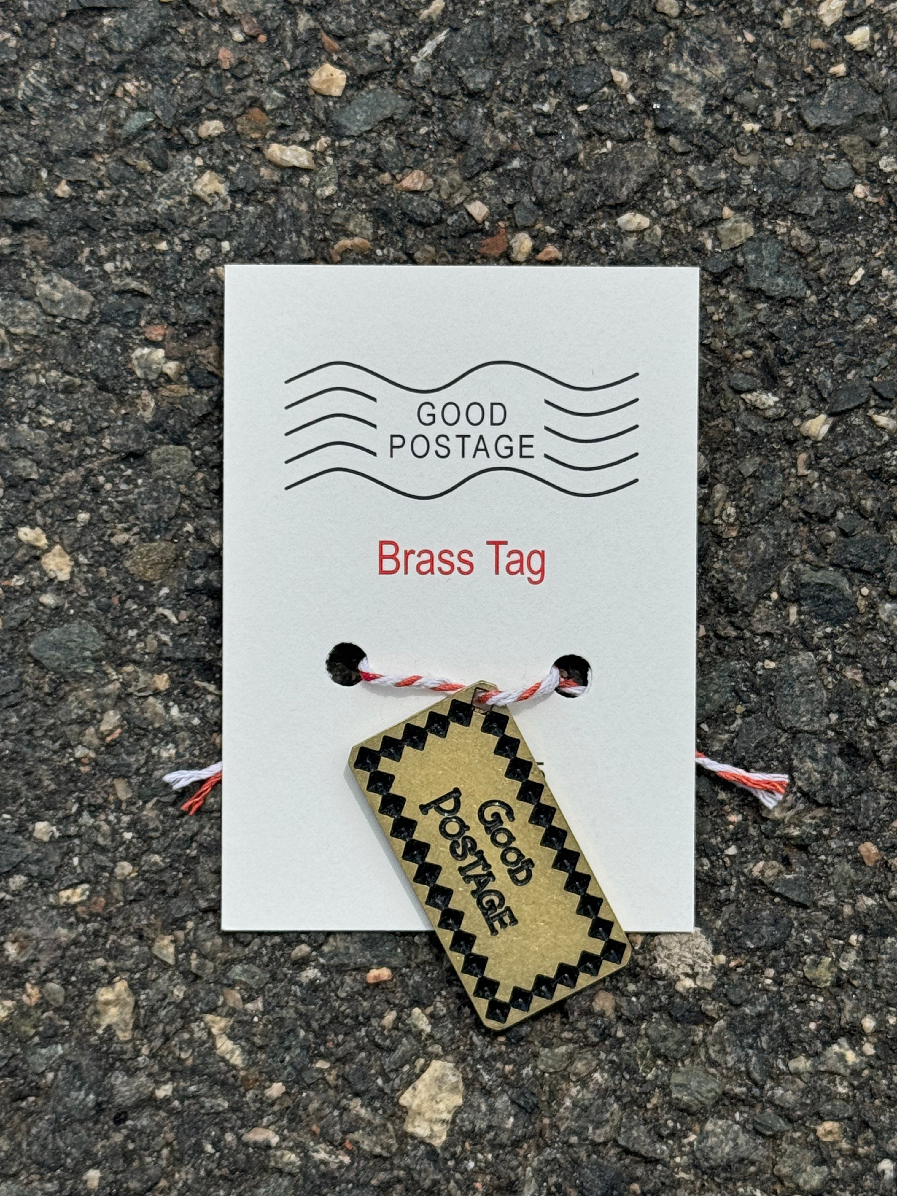 Good Postage Brass Tags