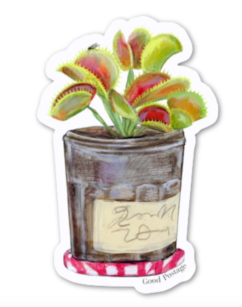 Venus Flytrap Sticker Good Postage