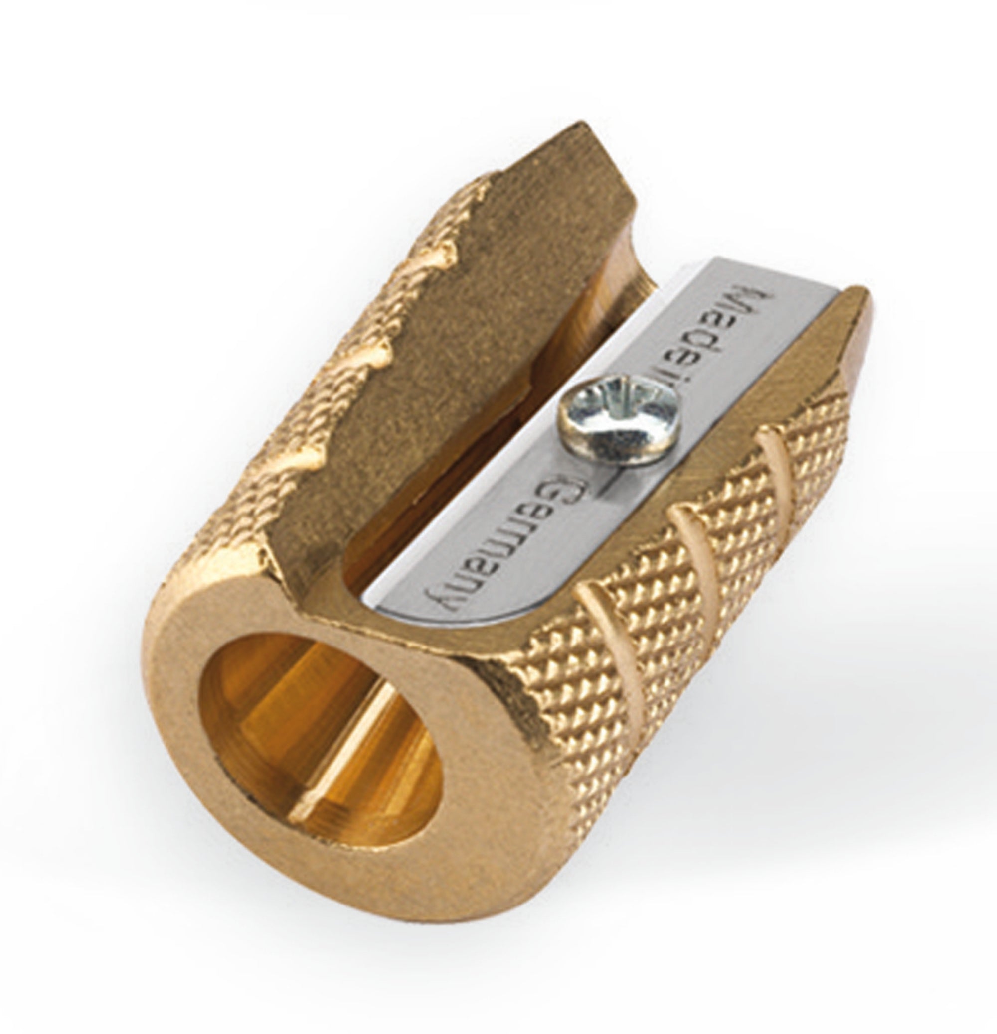 M + R Brass Granate Sharpener – Good Postage