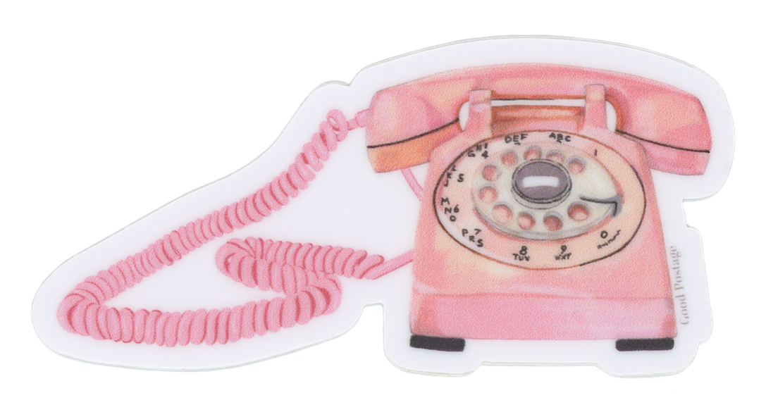 Retro Phone Sticker – Good Postage