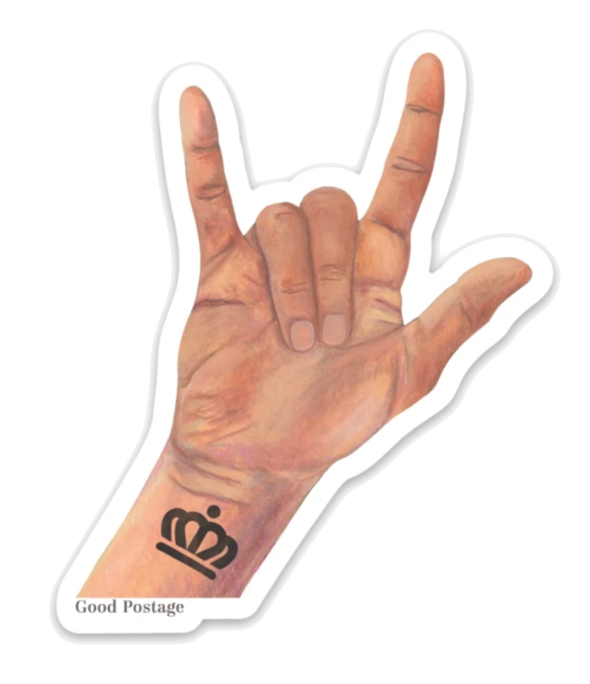 Love from Charlotte sticker – Good Postage